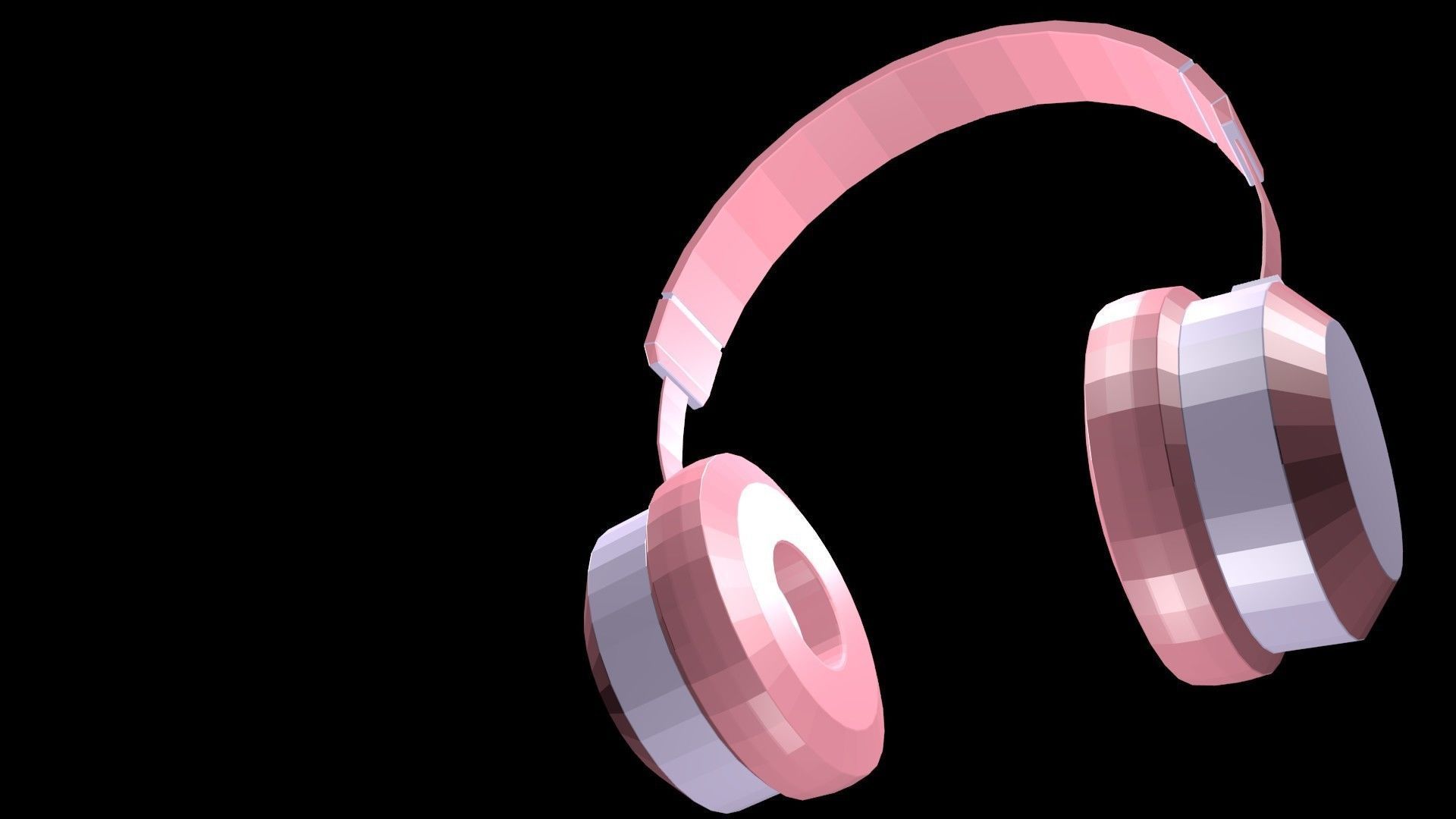 3D model Low poly headphones 1 VR / AR / low-poly | CGTrader