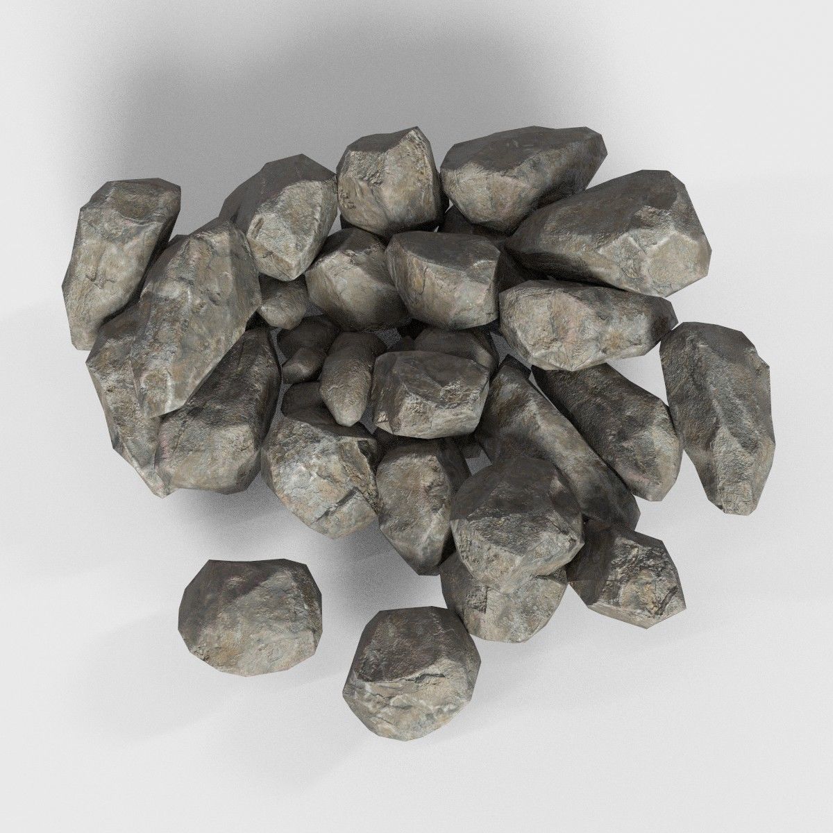 3D model Stone Rock set Unity VR / AR / low-poly | CGTrader