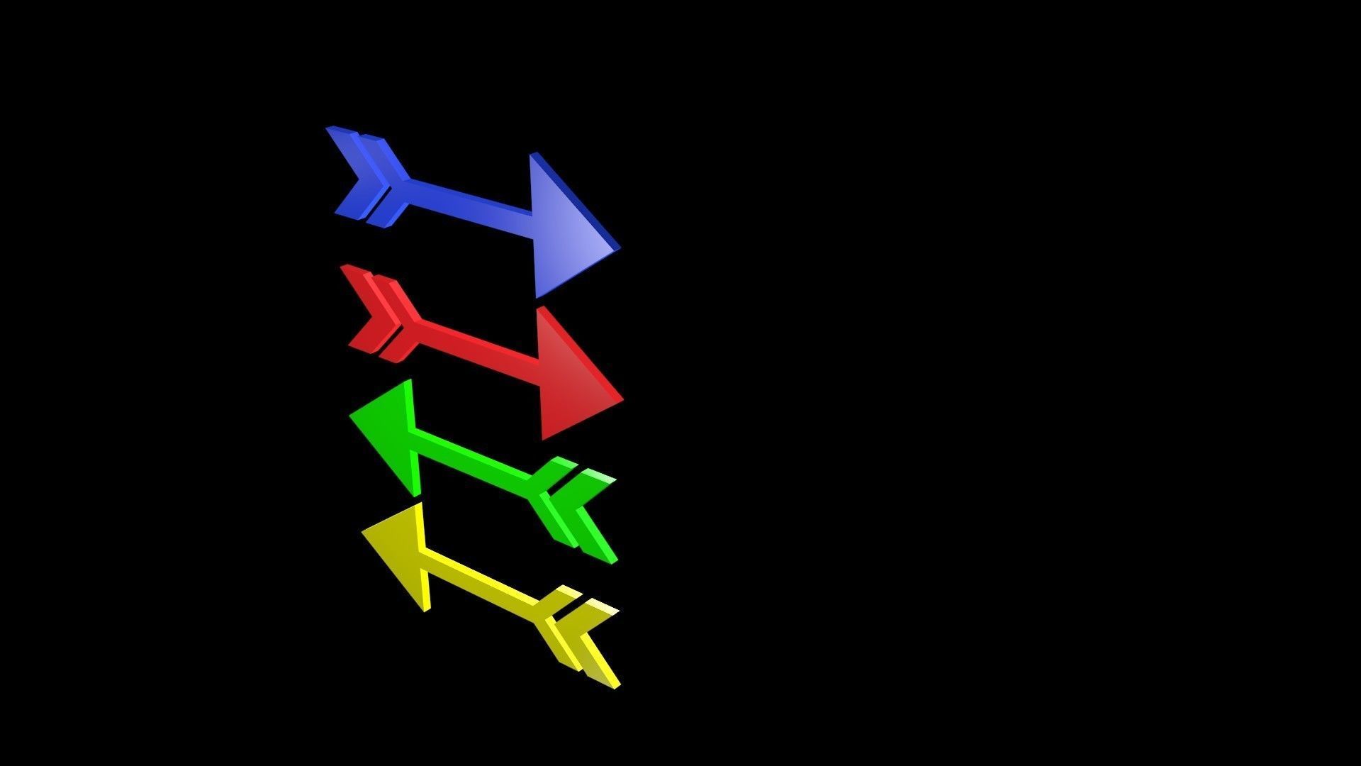 3D model Low poly arrow 17 VR / AR / low-poly | CGTrader