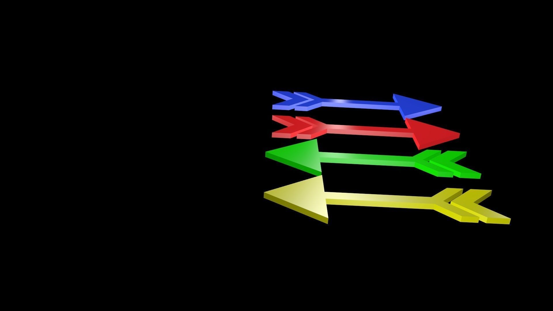3D model Low poly arrow 17 VR / AR / low-poly | CGTrader