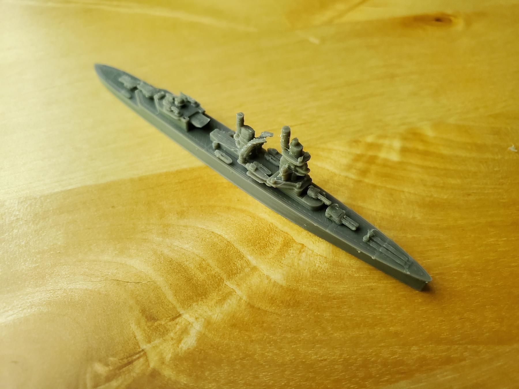 Dutch Cruiser De Ruyter Warship 3D model 3D printable | CGTrader