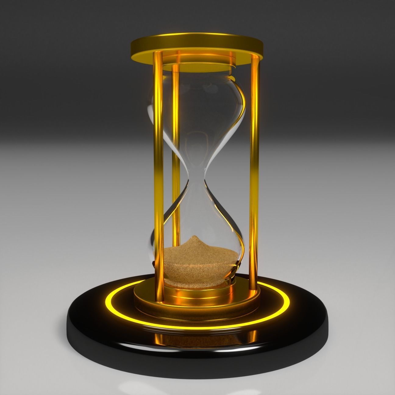 hourglass 3D living-room | CGTrader