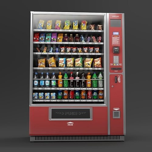 Vending machine 3D model | CGTrader