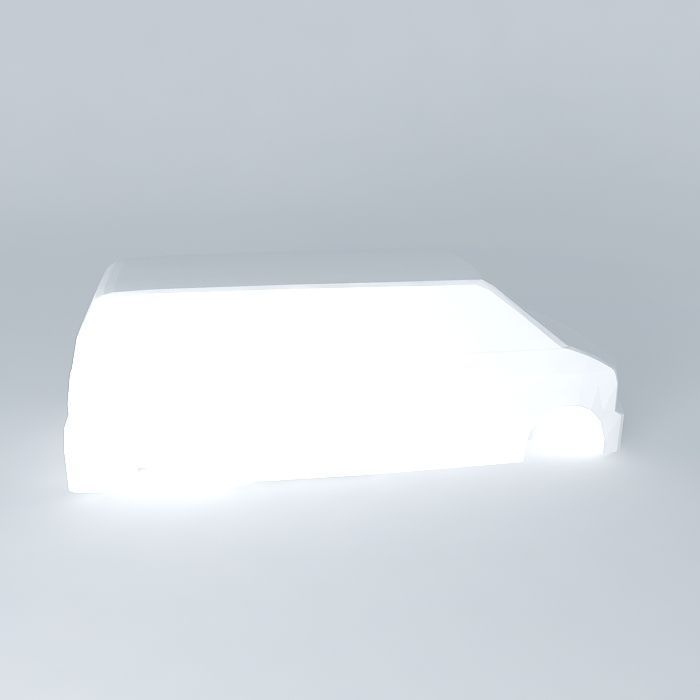 Full-Sized MPV Template free 3D model | CGTrader