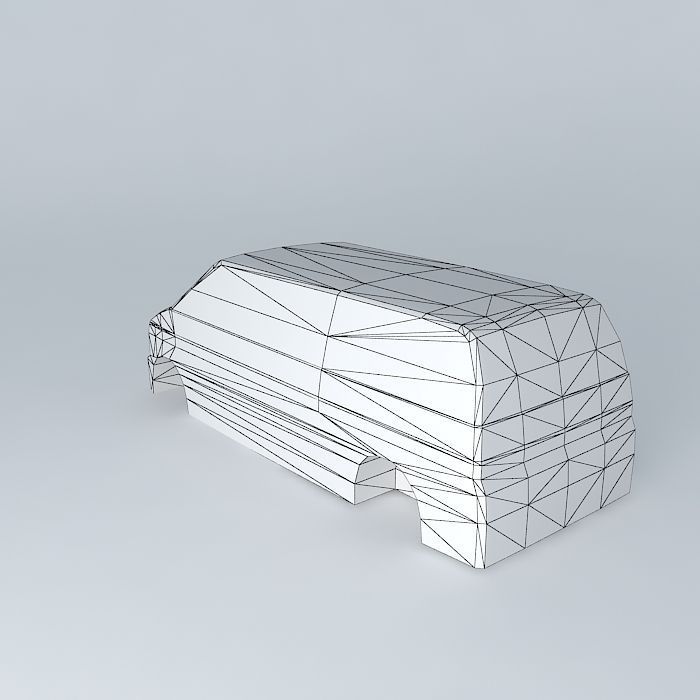 Full-Sized MPV Template free 3D model | CGTrader
