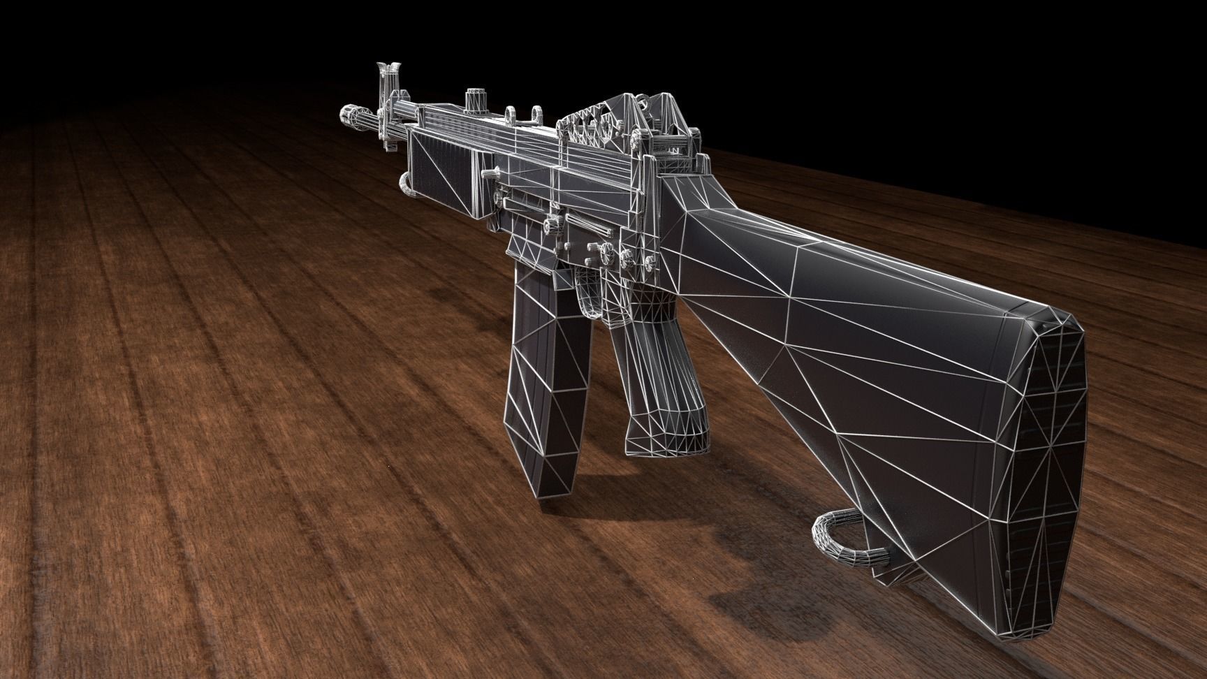 3D model Stoner 63 ar VR / AR / low-poly | CGTrader