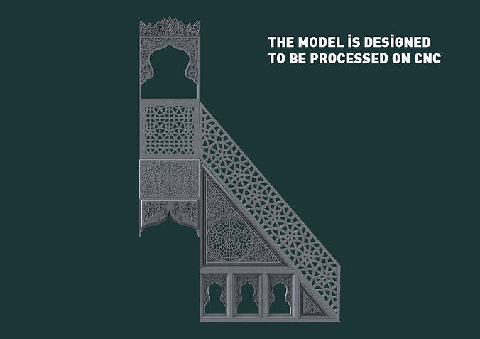 Mosque Minbar 3d stl model for cnc 3D model 3D printable | CGTrader