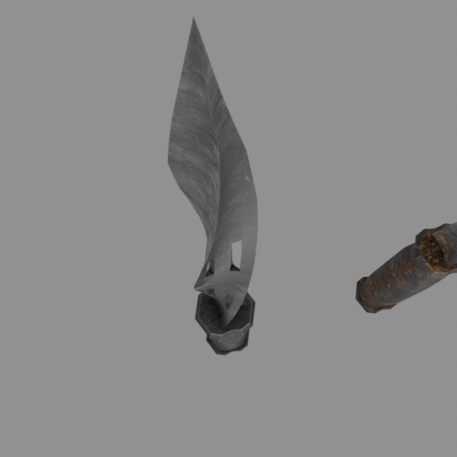 3D model cyclone knife - 3 texture styles VR / AR / low-poly | CGTrader
