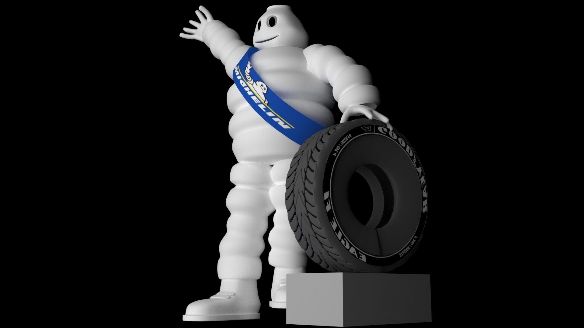 MichelinCharacter free 3D model | CGTrader