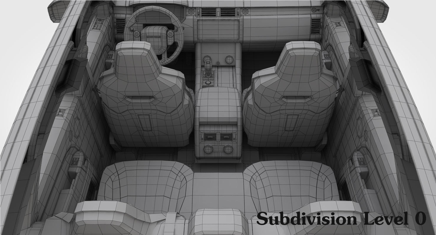 Range Rover Sport SVR 2018 Detailed Interior 3D model | CGTrader