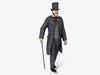 Victorian Gent - Rigged - 1 model 2 versions - Low Poly-rigged 3D model ...