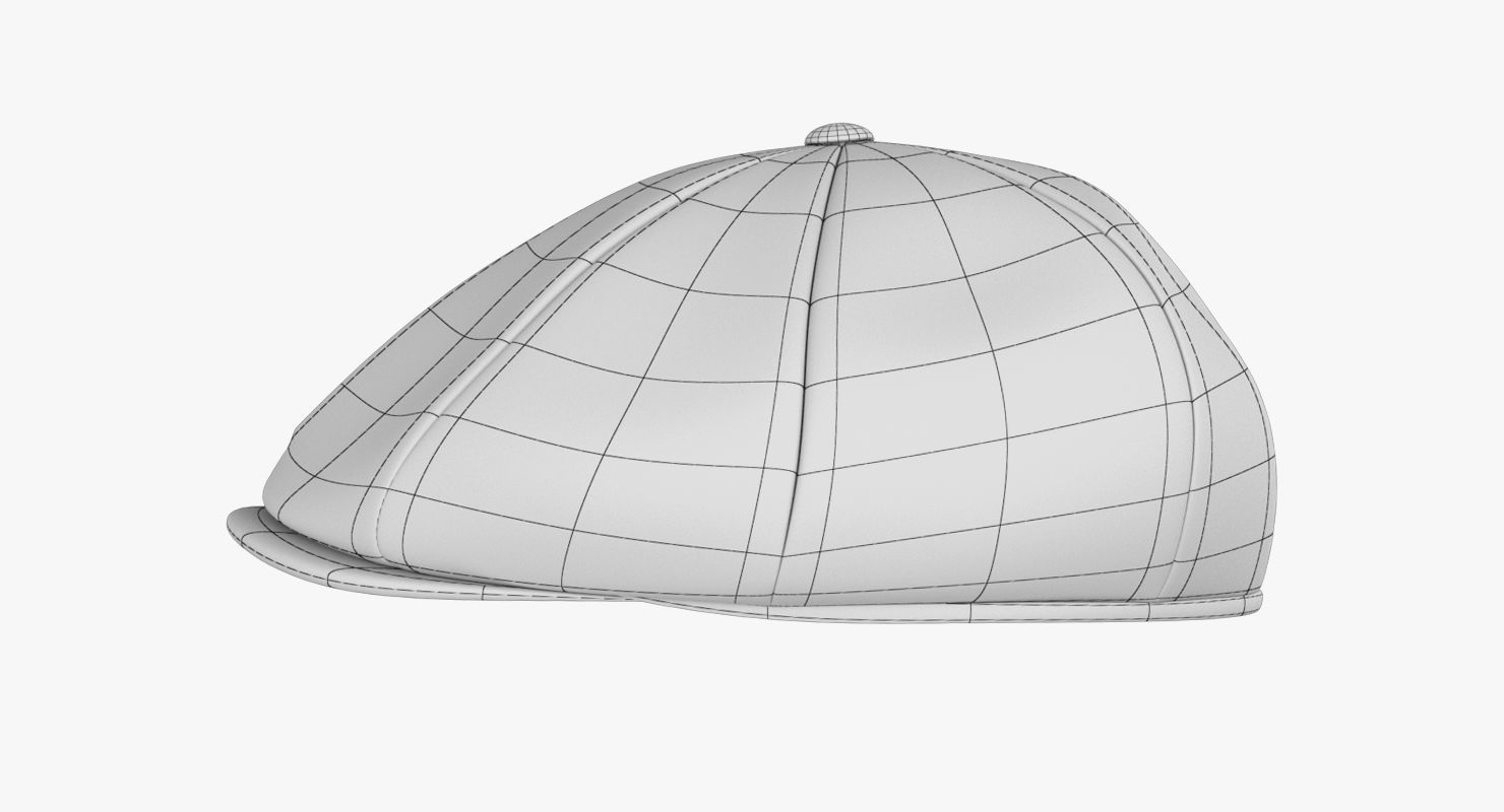 3D model Newsboy Hat PBR VR / AR / low-poly | CGTrader