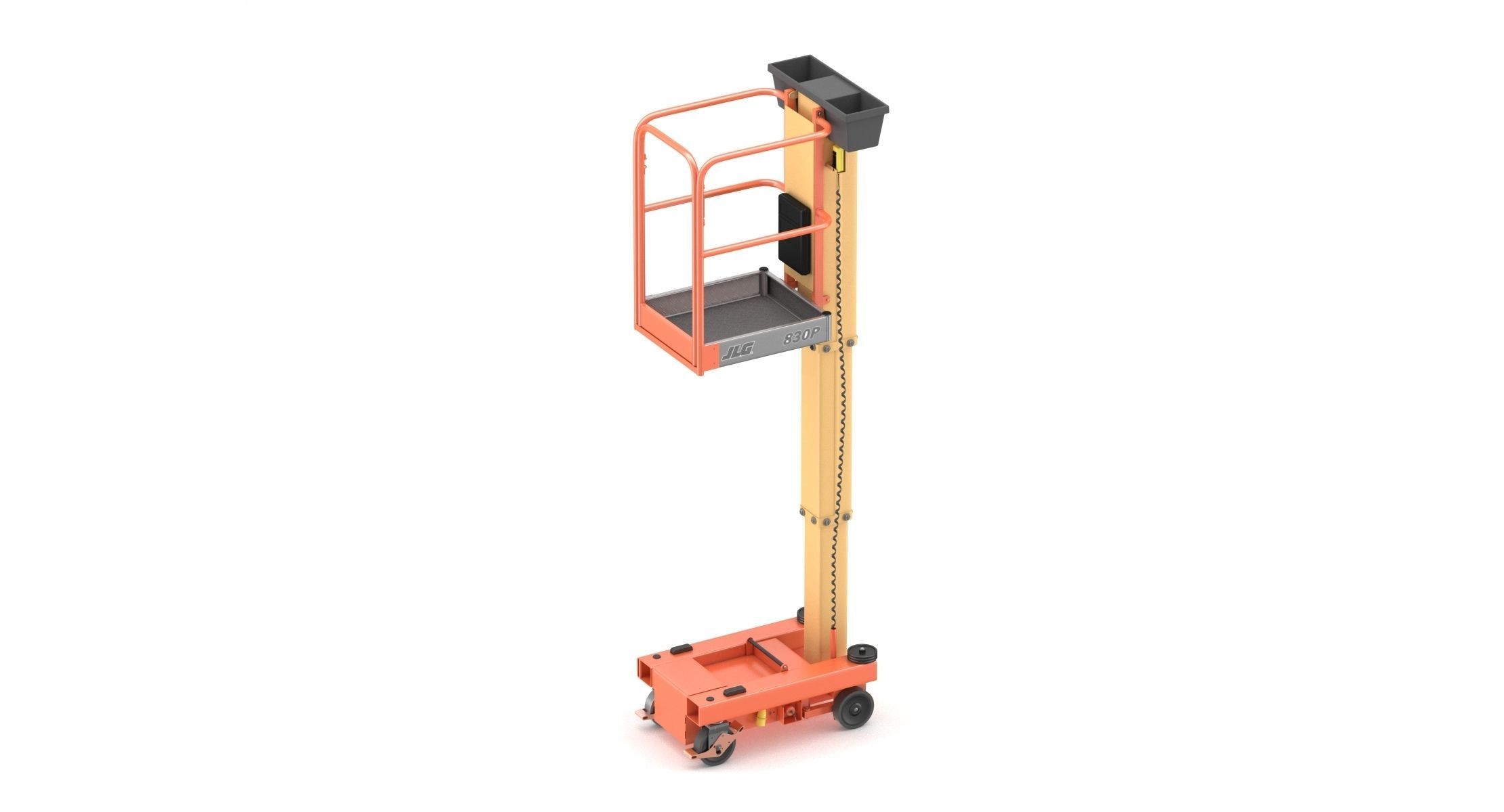 JLG 830P Push Around Mast Liff 3D model | CGTrader