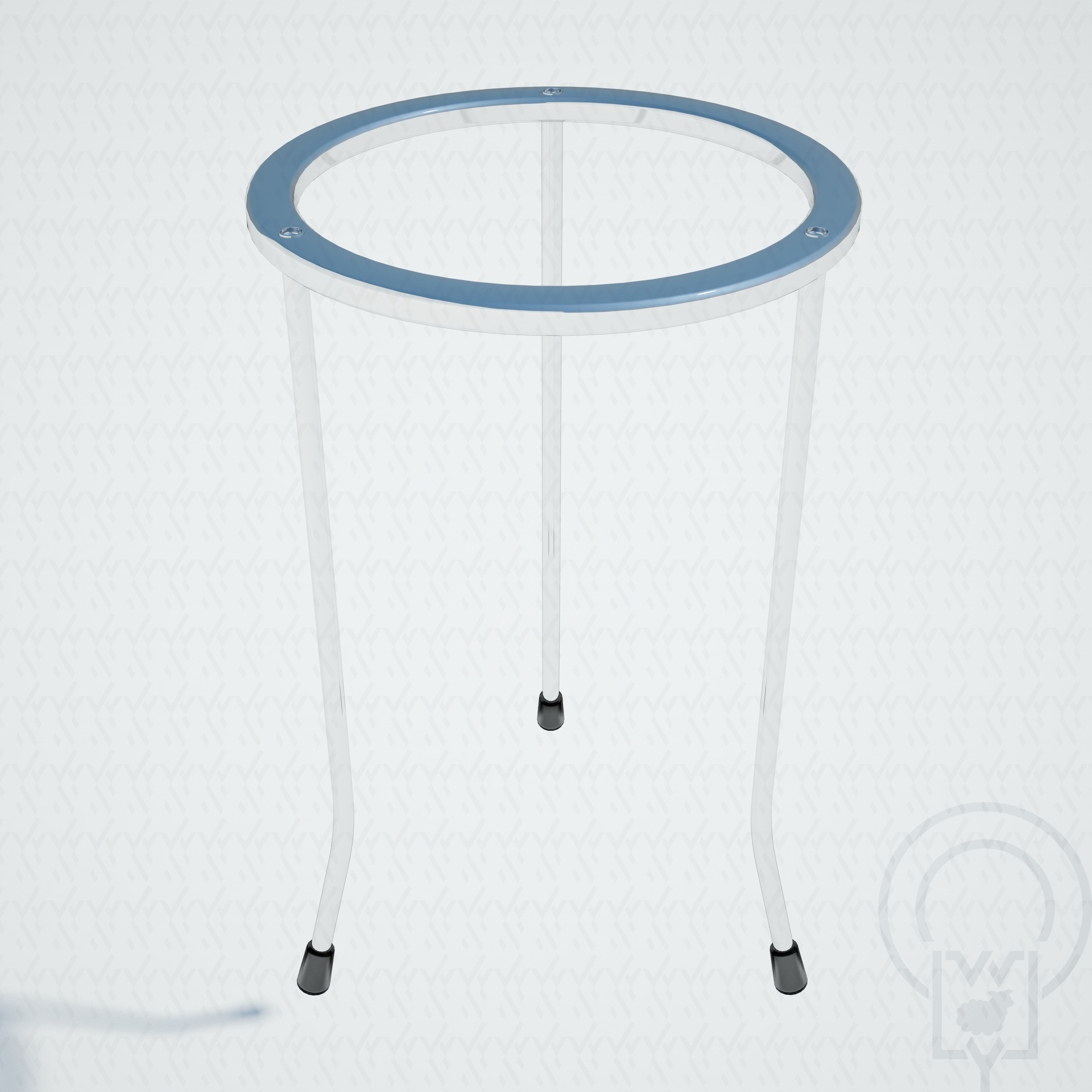 Lab Bunsen Burner Tripod Beaker Chemistry set 3D model | CGTrader