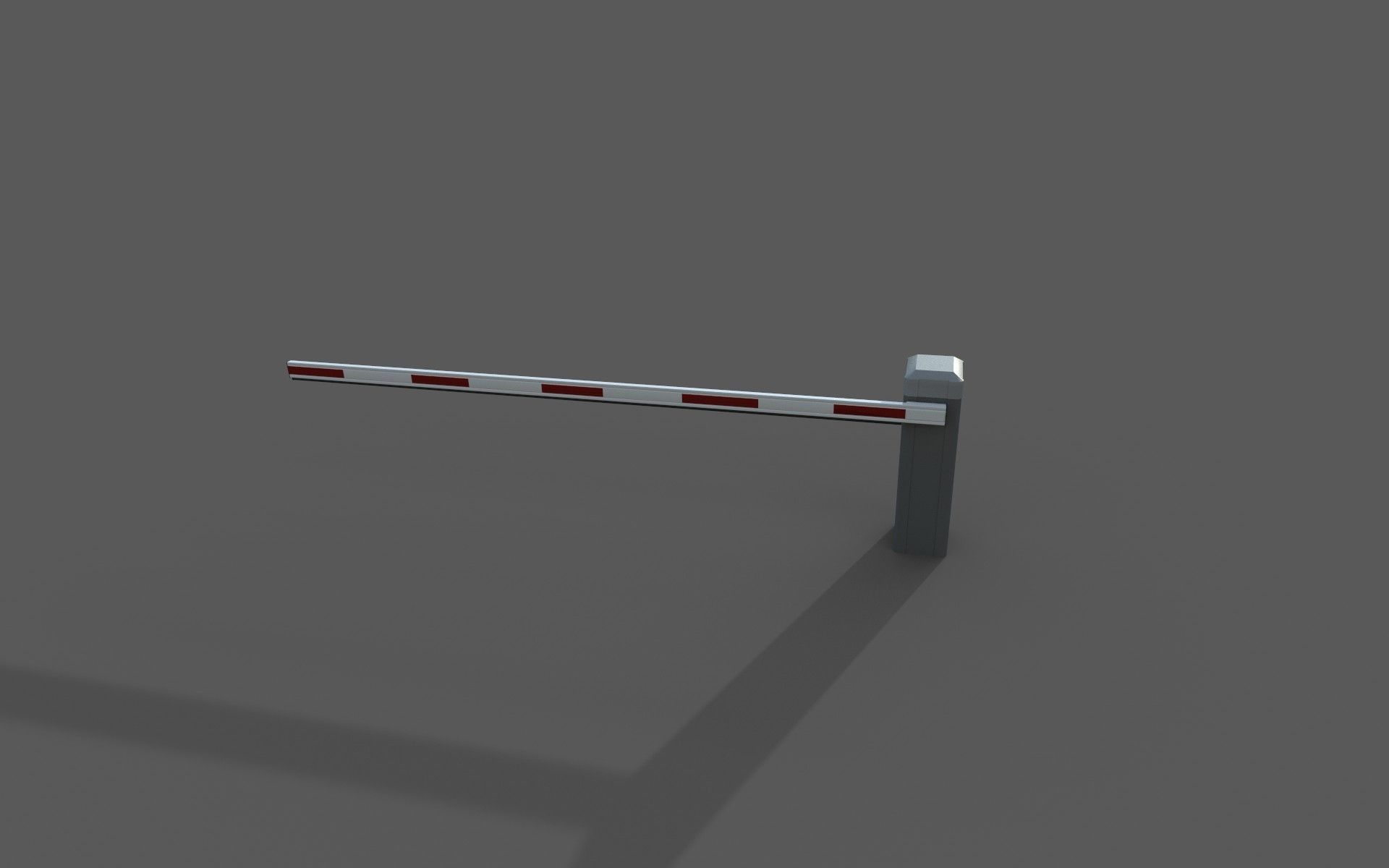 Simple Barrier 3D model | CGTrader