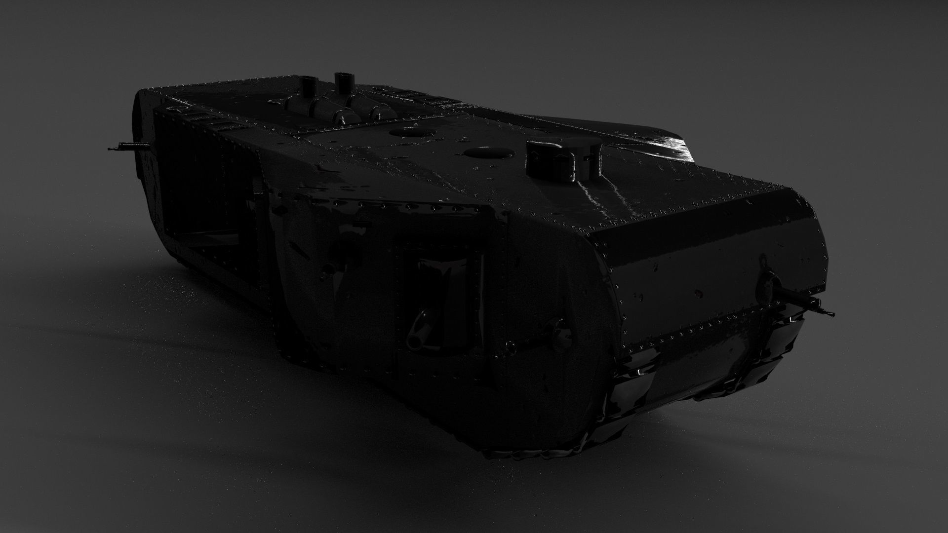 K-Wagen tank 3D model | CGTrader