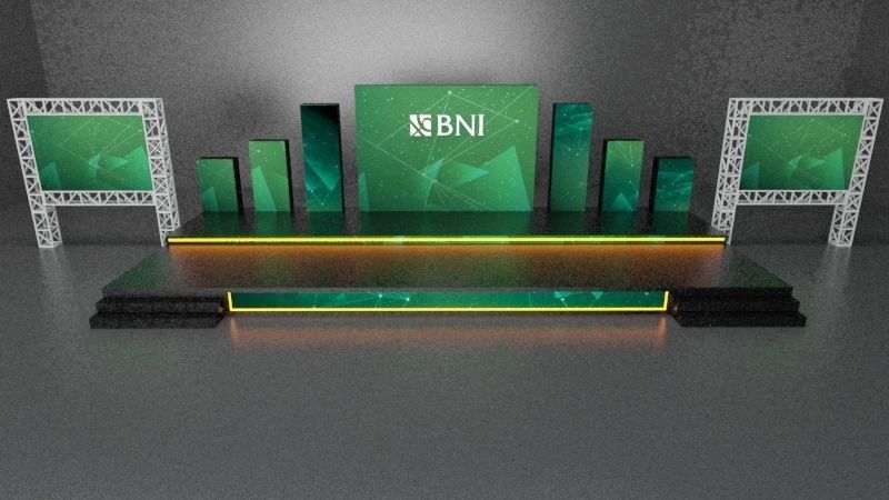 stage design 3D model 3D printable | CGTrader