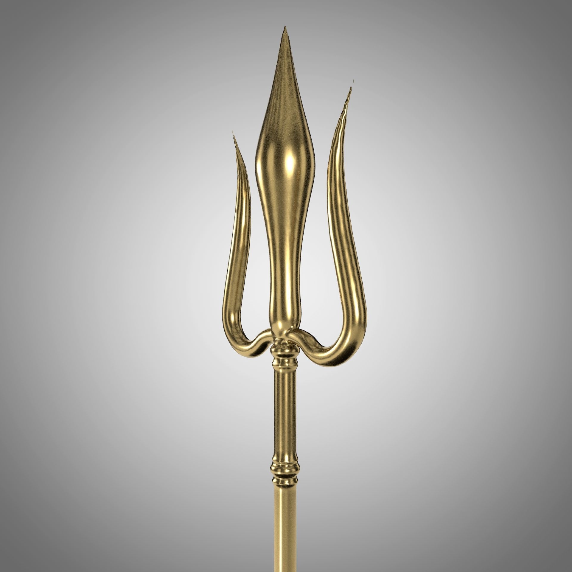 3D model Trident - Trishulam VR / AR / low-poly | CGTrader