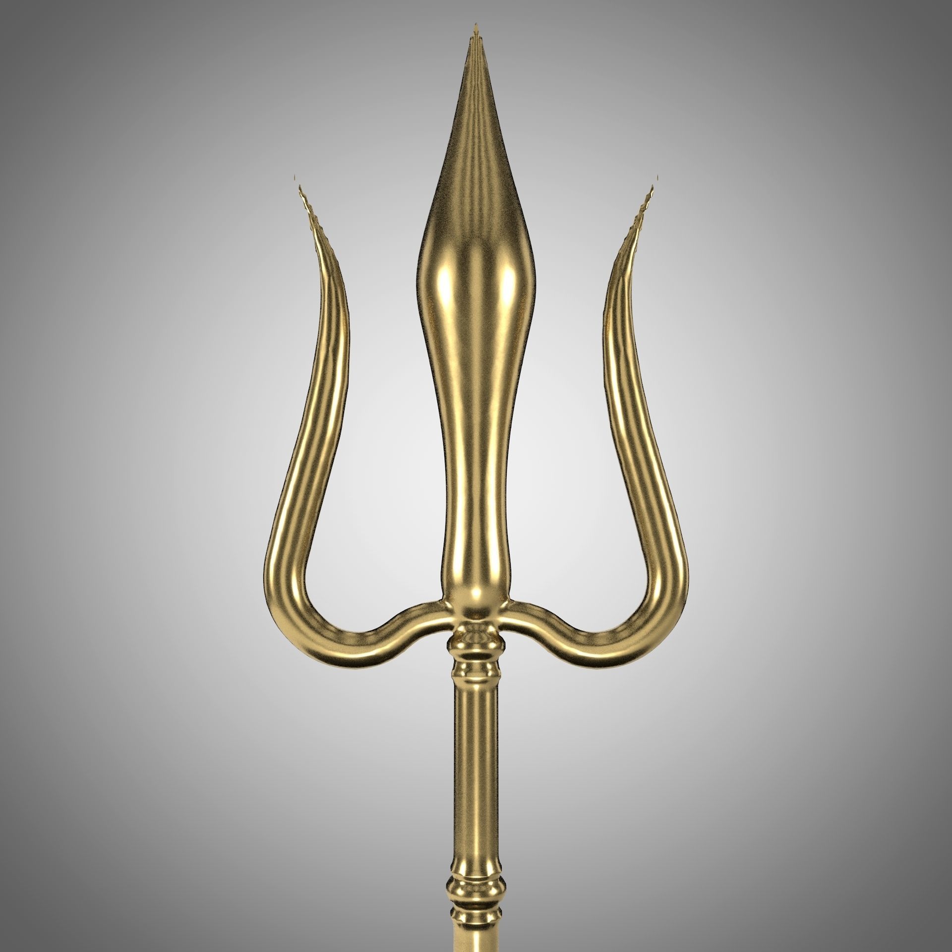3D model Trident - Trishulam VR / AR / low-poly | CGTrader