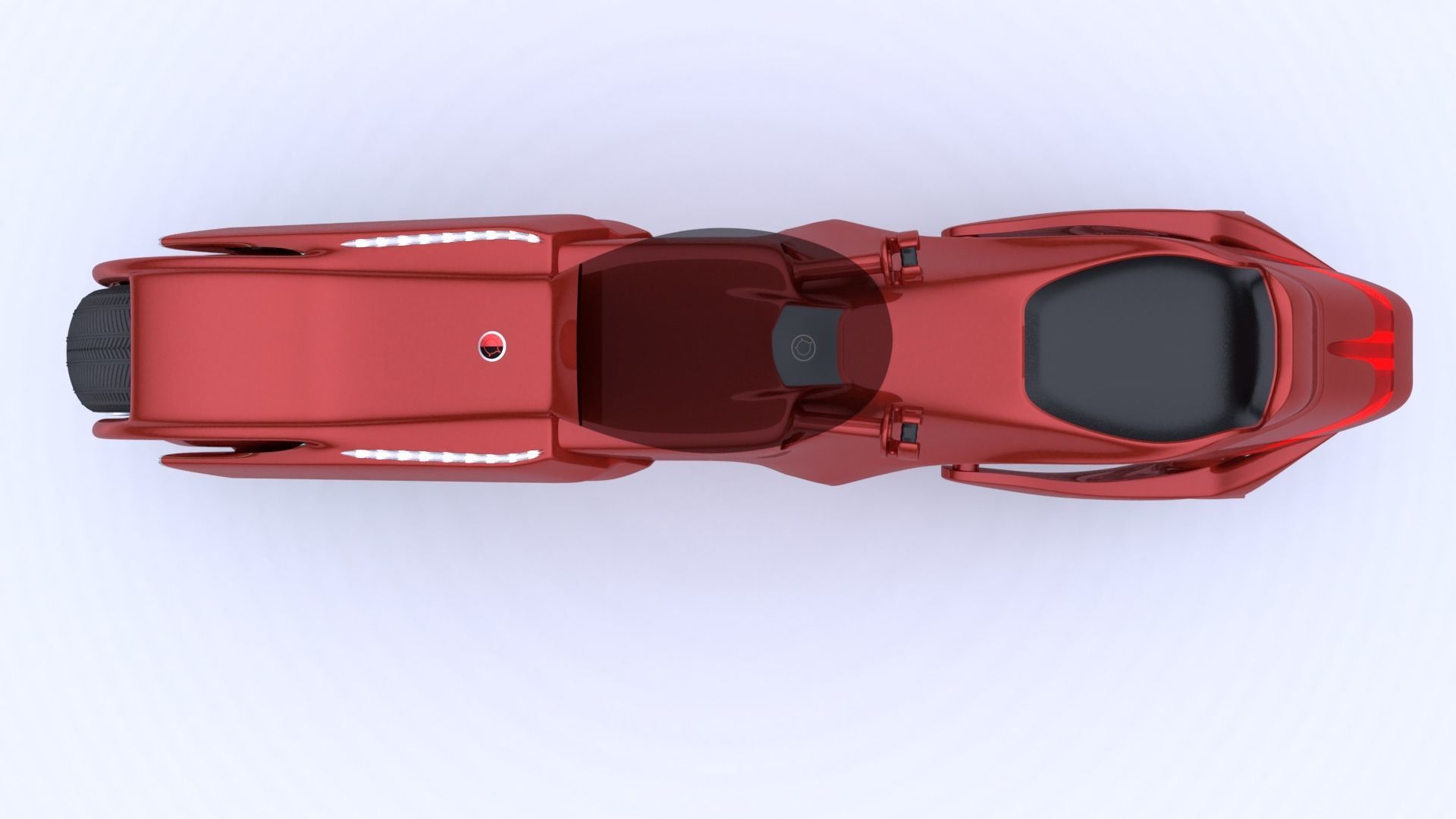 Futuristic bike TM Scroller free 3D model | CGTrader