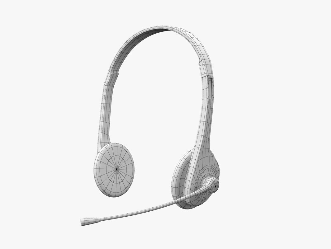 3D model Headphone headset VR / AR / low-poly | CGTrader