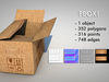 3D model Game Ready Cardboard Boxes VR / AR / low-poly rigged | CGTrader