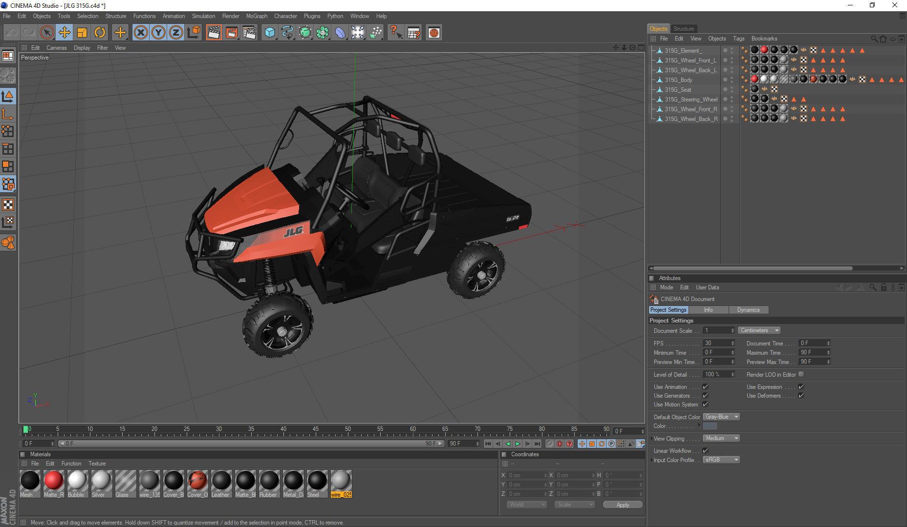 JLG 315G Utility Vehicle 3D model | CGTrader