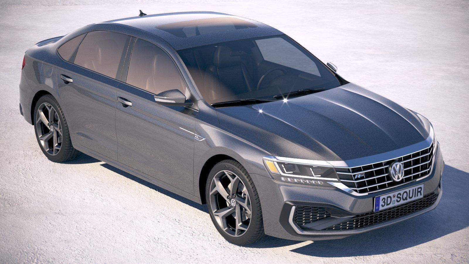 Volkswagen Passat R-line 2020 3D model | CGTrader