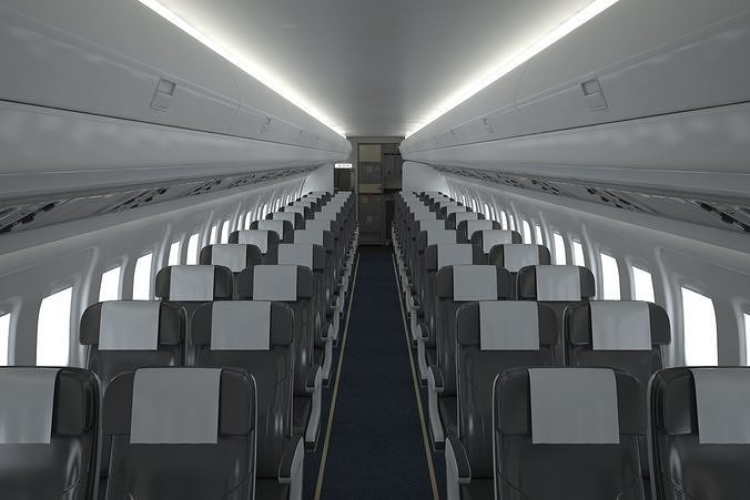 Airplane Cabin V3 3D model | CGTrader