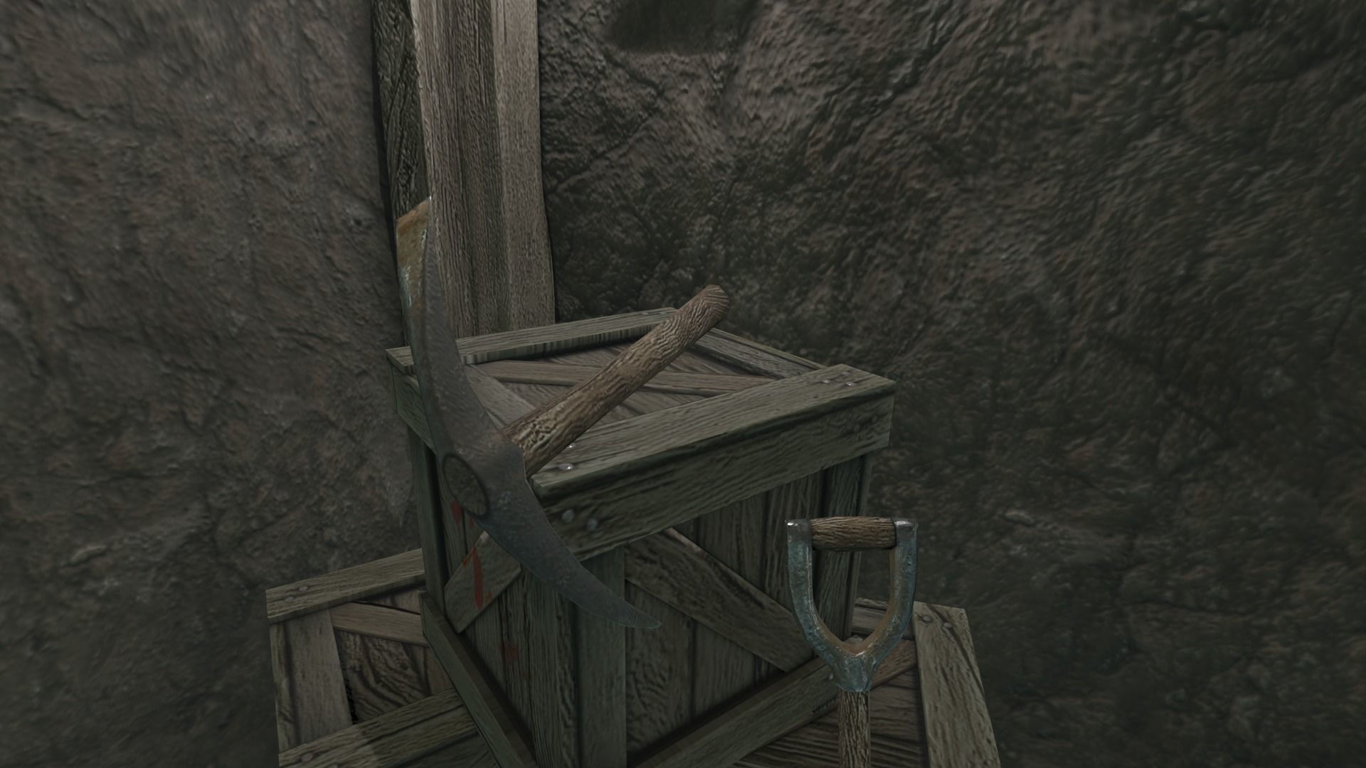 3D model Low Poly Modular Mine Shaft With PBR Materials VR / AR / low ...