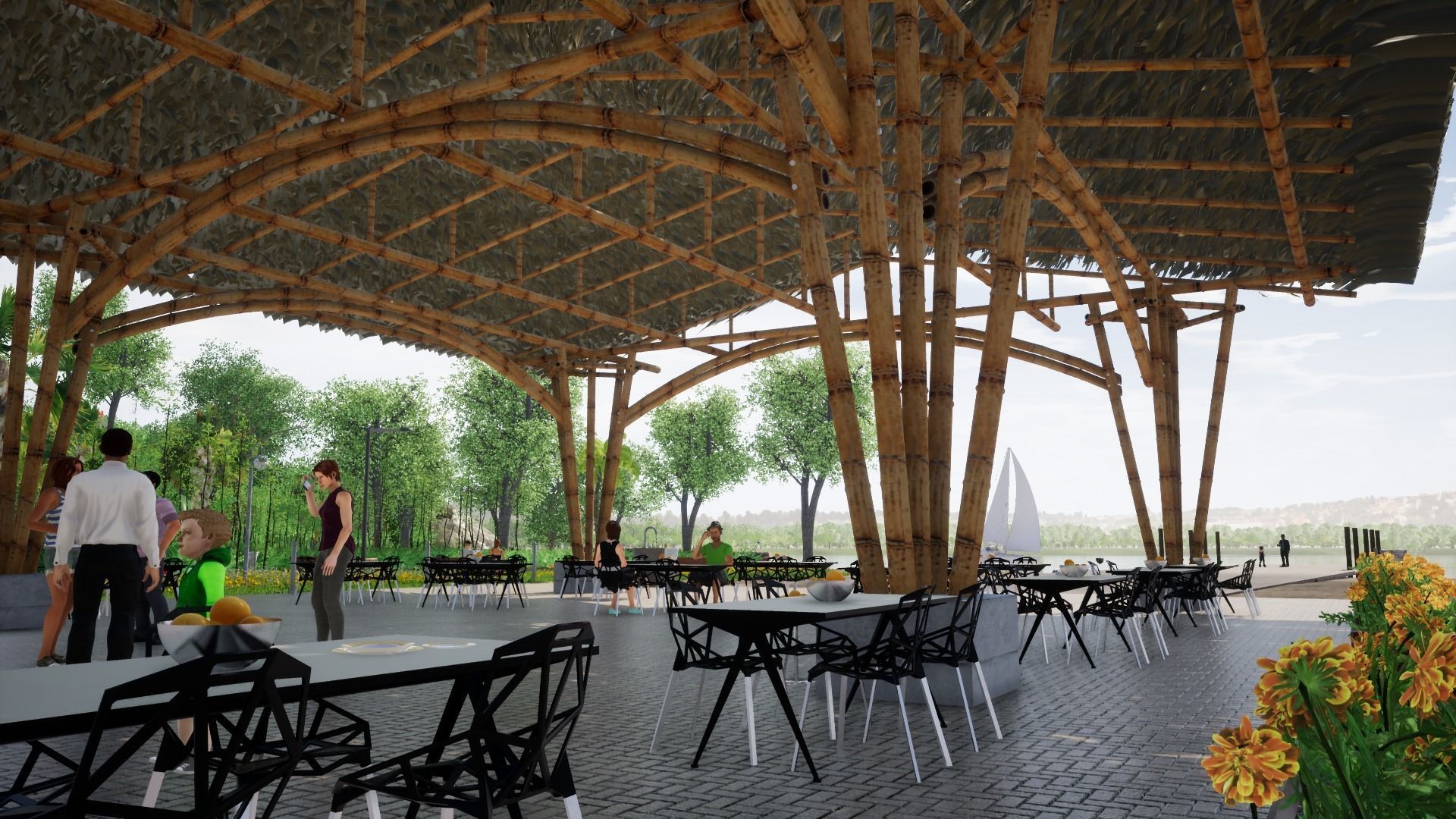 GUADUA STRUCTURE 3D model | CGTrader