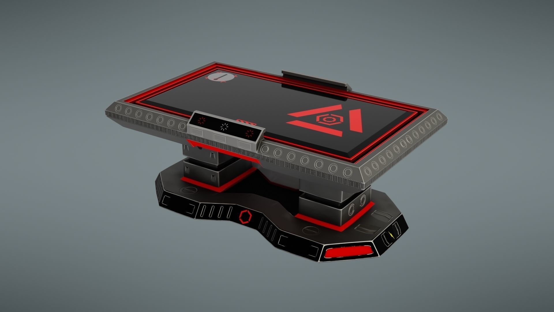 3D model Scifi Table VR / AR / low-poly | CGTrader