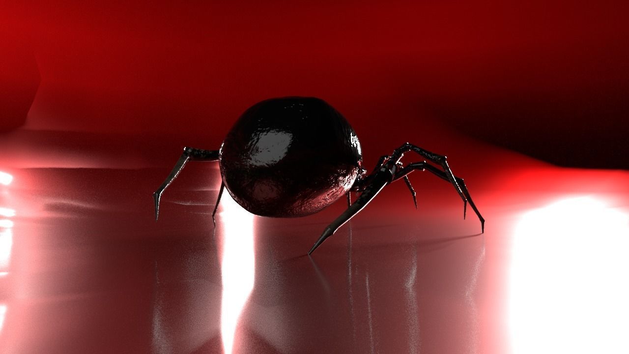 Spider 3D model animated rigged | CGTrader