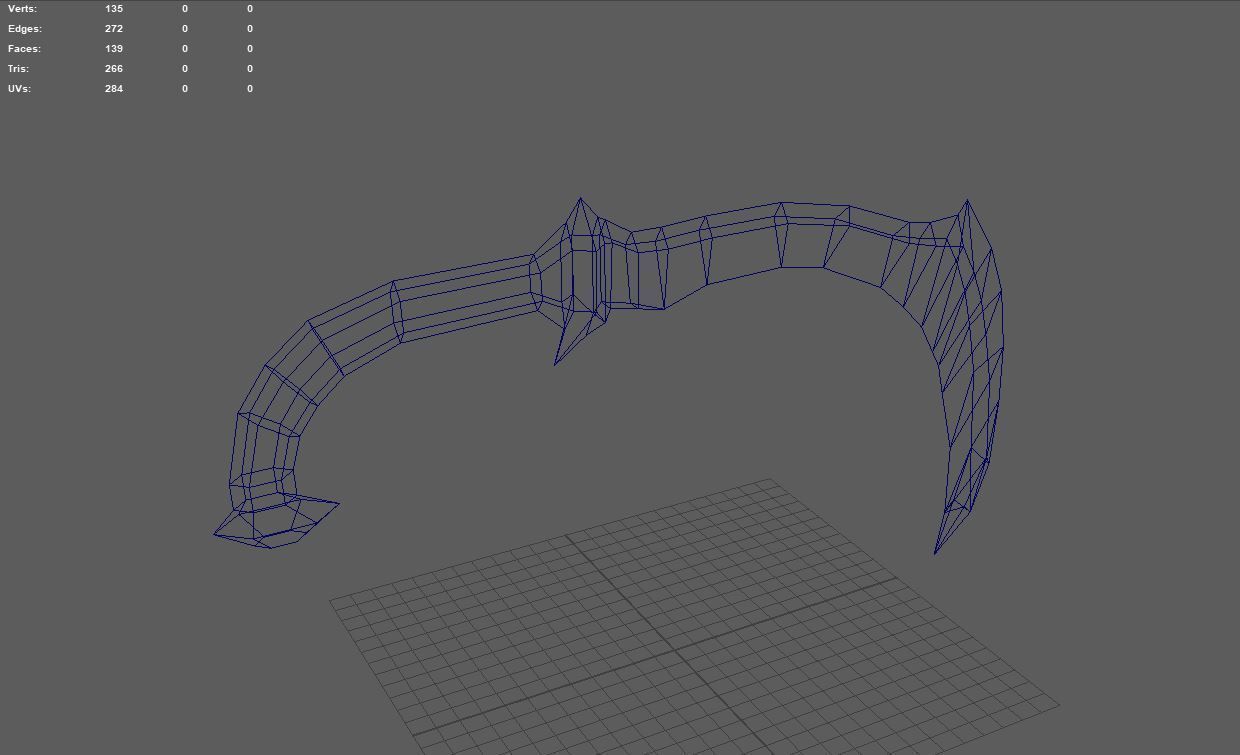 3D model Obsidian Sickle VR / AR / low-poly | CGTrader