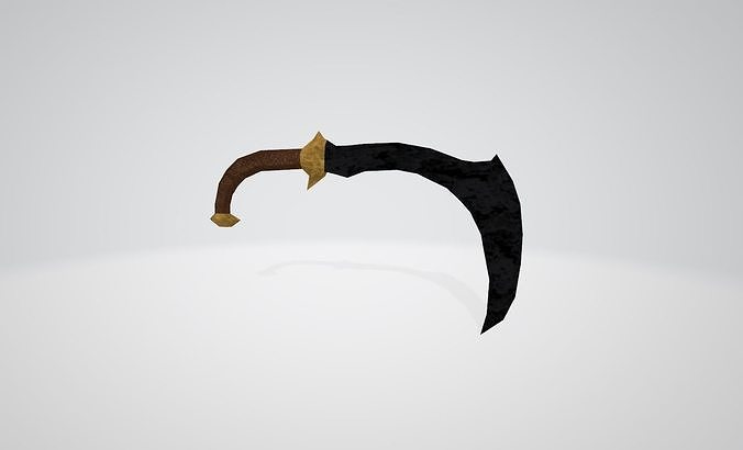 3D model Obsidian Sickle VR / AR / low-poly | CGTrader