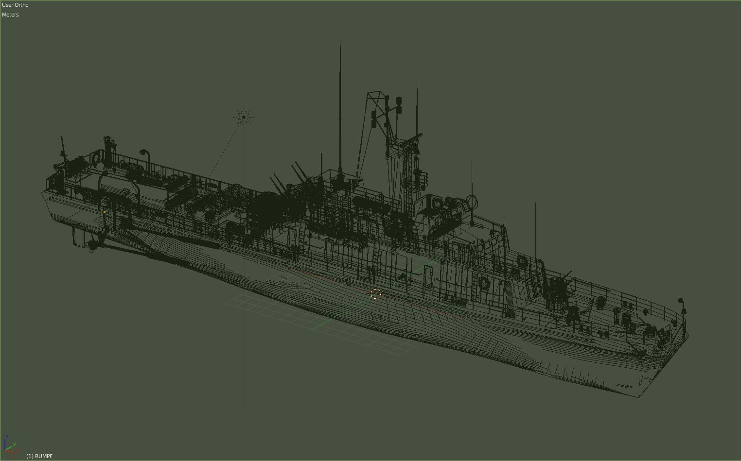 Minesweeper Project 89-2 NATO Condor II class East Germany 3D model ...
