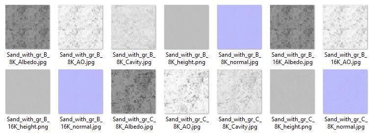 Sand with bits of earth scan 24 Tile Texture | CGTrader