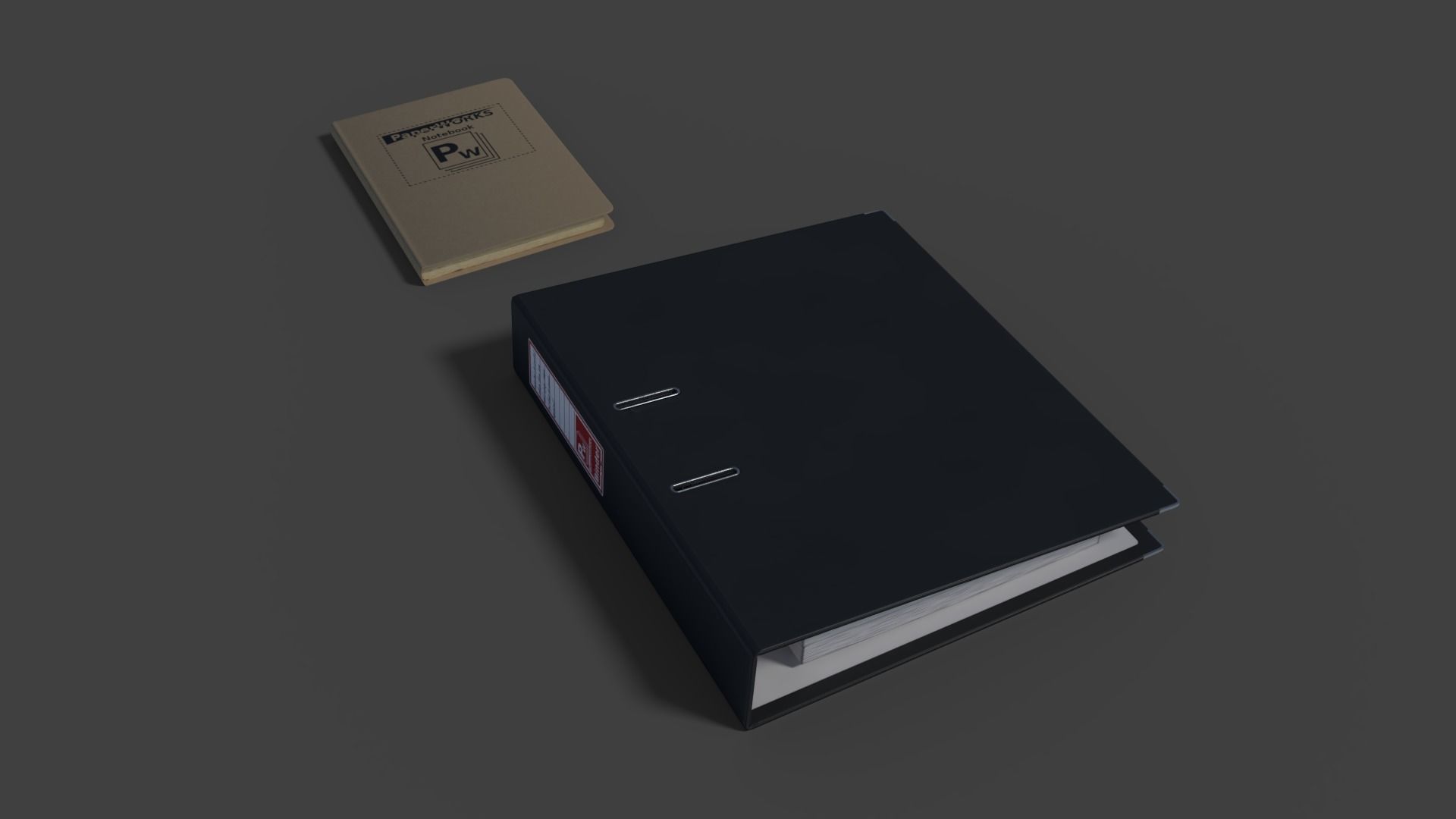 3D model Binder and Notebook VR / AR / low-poly rigged animated | CGTrader