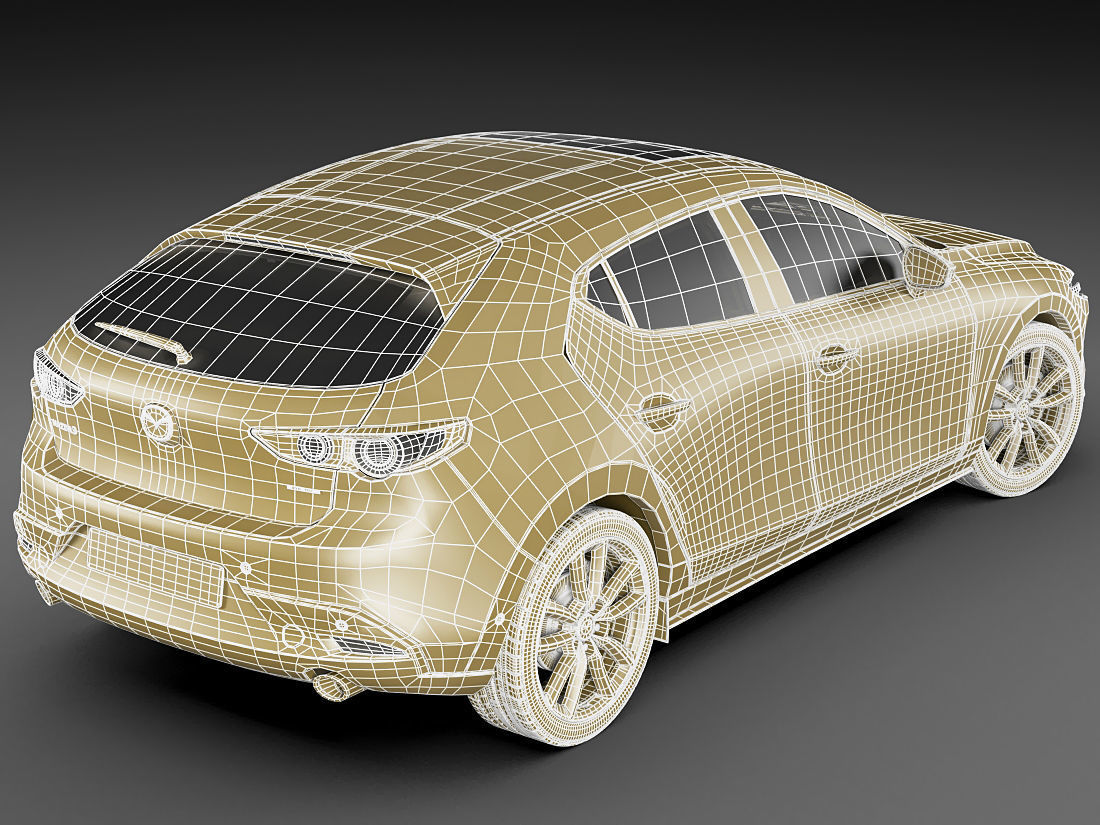 Mazda 3 hatchback 2019 3D model | CGTrader