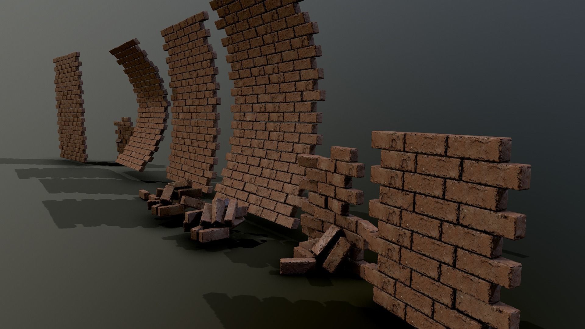 3D model Bricks pack VR / AR / low-poly | CGTrader