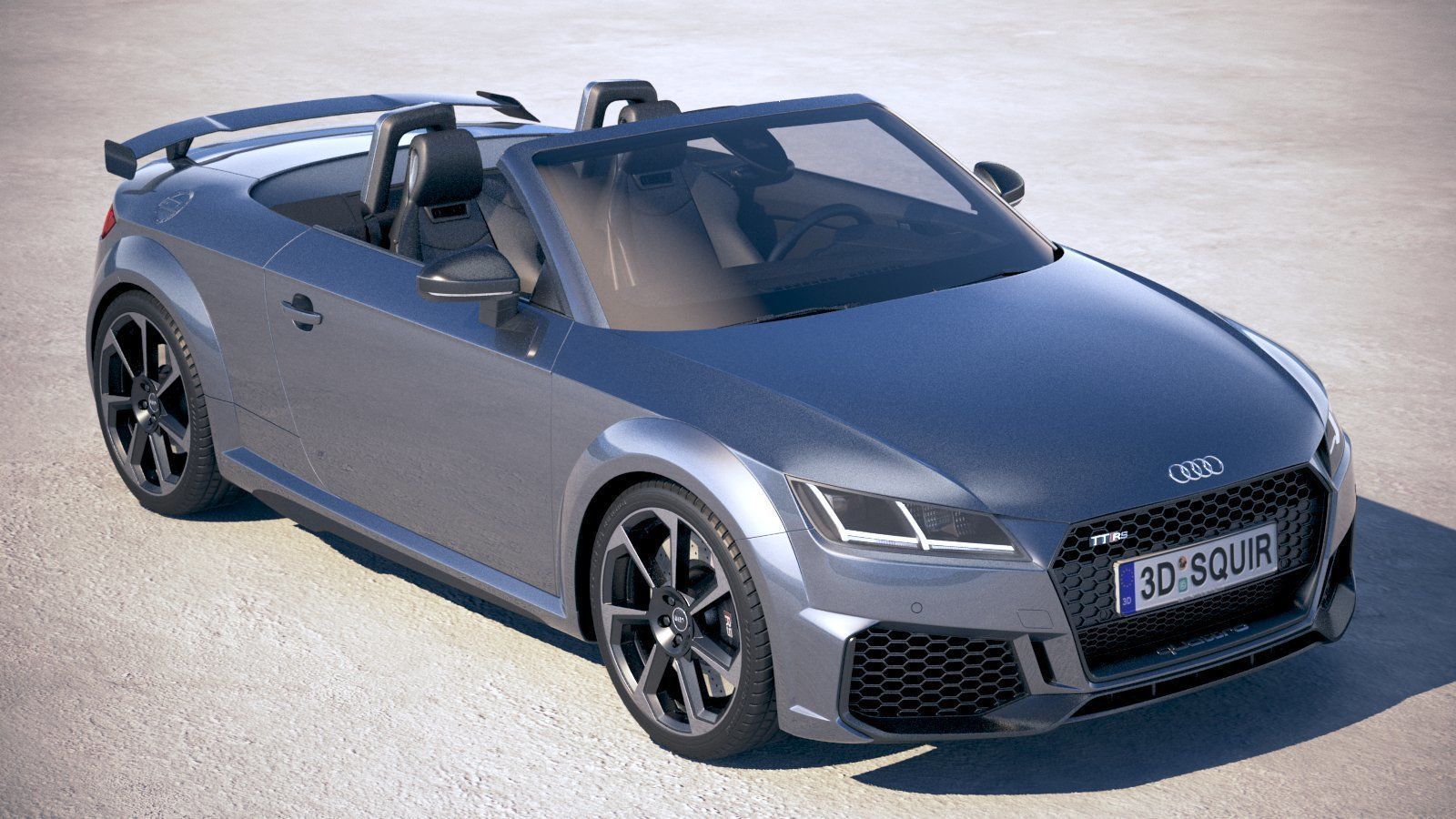 Audi TTRS Roadster 2020 3D model | CGTrader