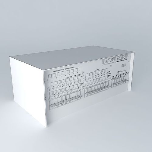 wargames IMSAI 8080 computer free 3D Model MAX OBJ 3DS FBX STL DAE ...