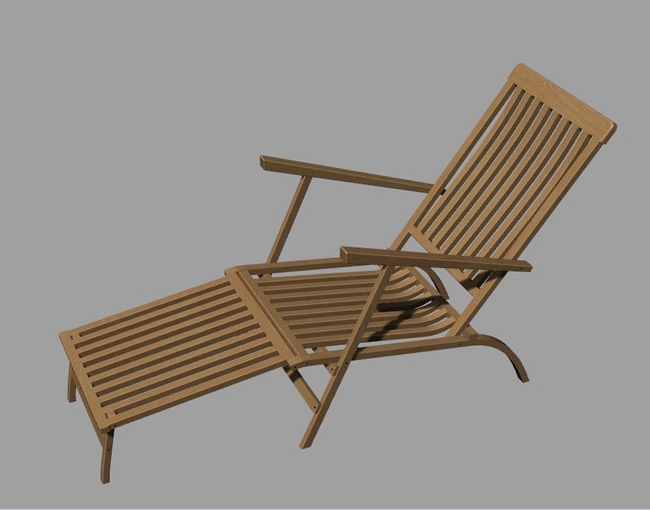 Outside chairs 3D model | CGTrader