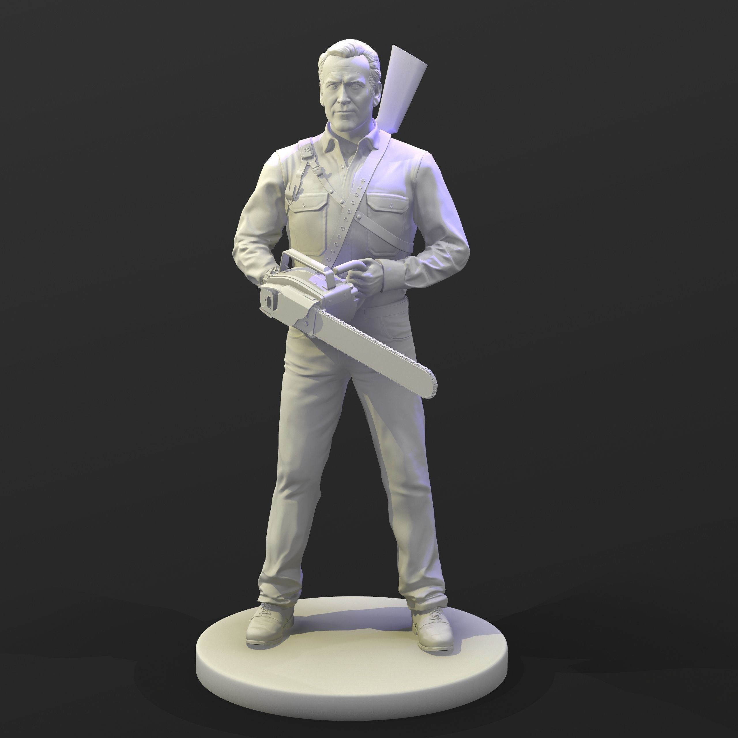 Ash vs evil dead figurine 3D model 3D printable | CGTrader