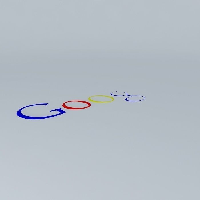 Google Logo / Icon free 3D model | CGTrader