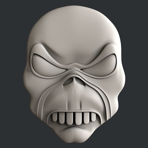 3d STL models for CNC router or 3d printer face mask 3D model 3D ...