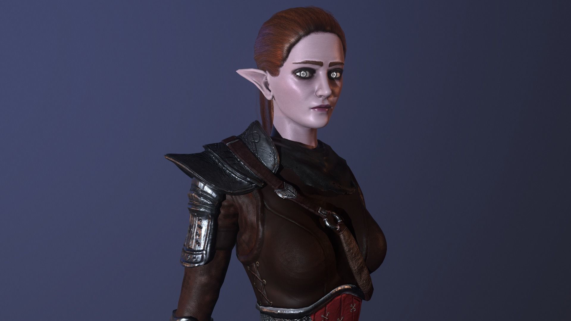3D model Female elf character - animated VR / AR / low-poly | CGTrader
