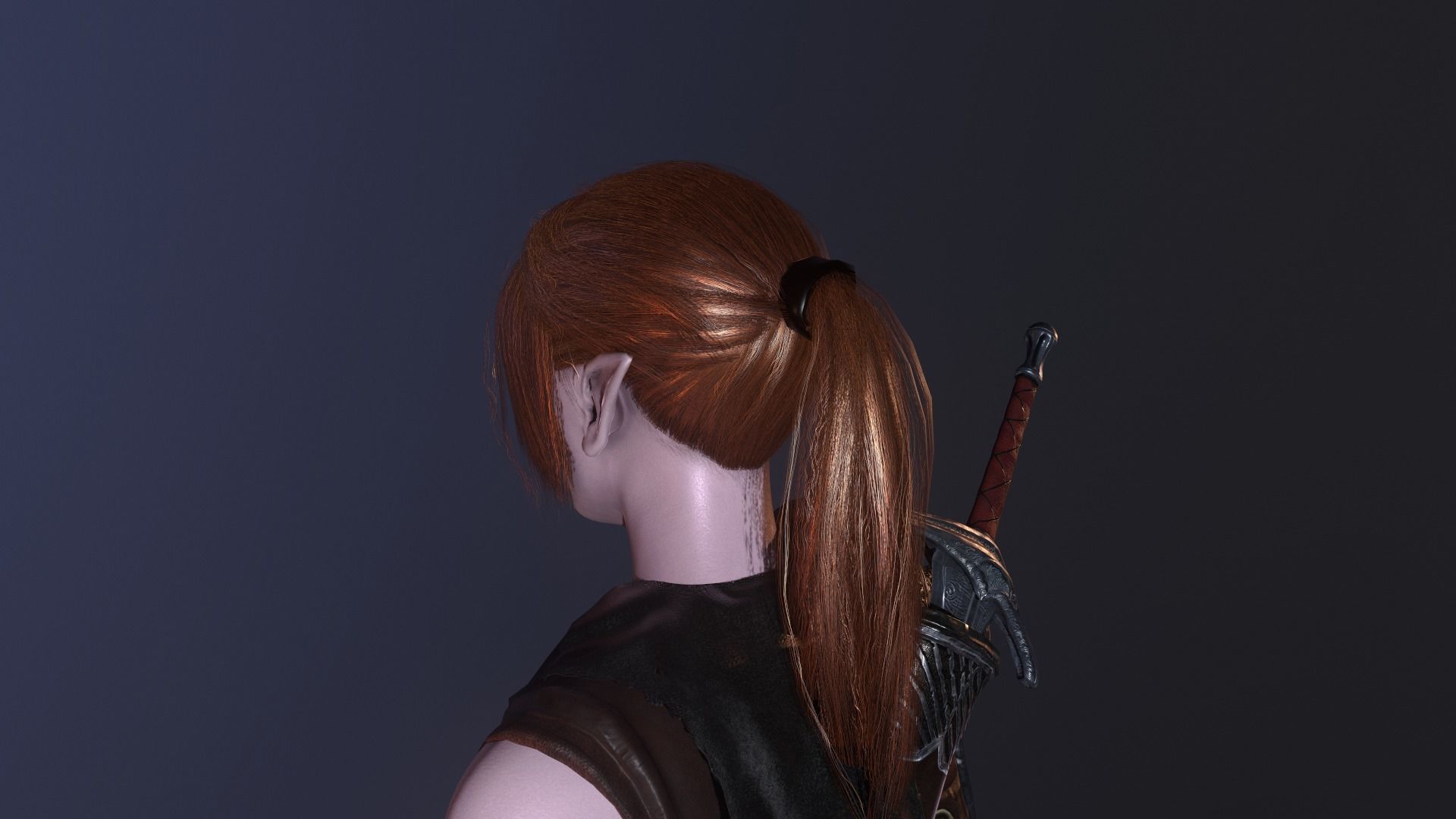 3D model Female elf character - animated VR / AR / low-poly | CGTrader