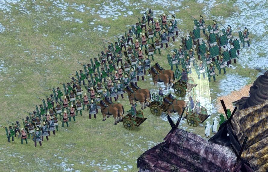 3D model Lowpoly Iron Age warriors VR / AR / low-poly | CGTrader