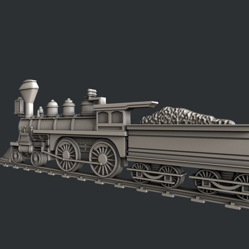 3d STL models for CNC router train 3D model | CGTrader